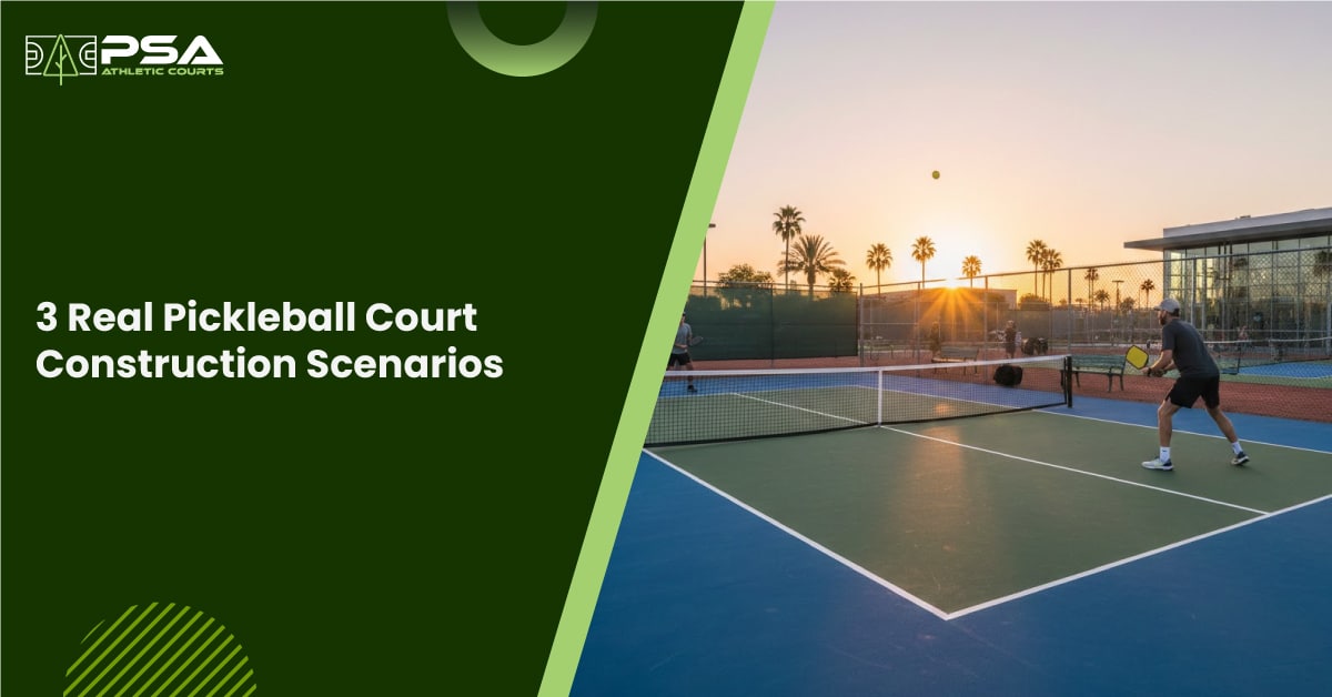 3 Real Pickleball Court Construction Scenarios (Residential vs ...